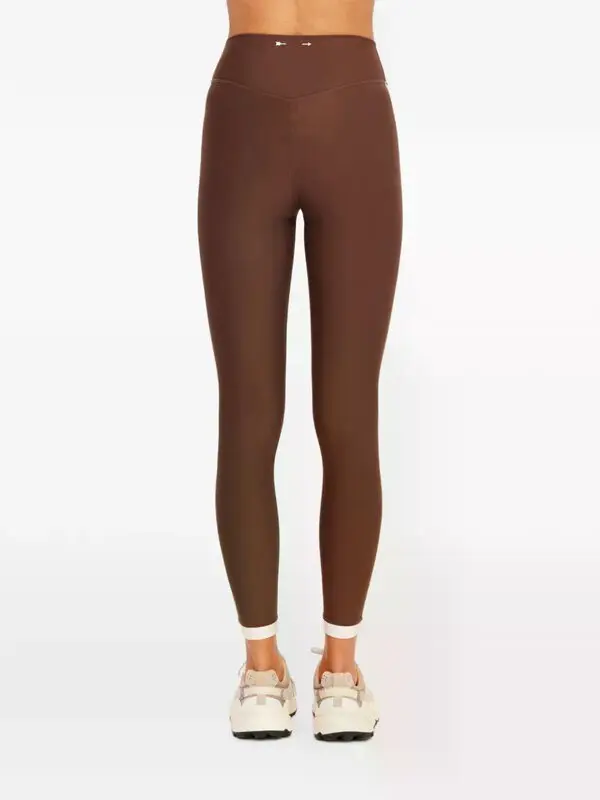 The Upside Daytona Side-stripe Leggings - Brown