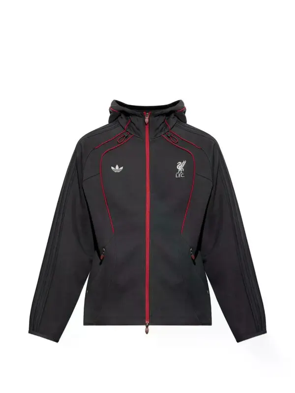 Adidas X Liverpool Fc Spacer Teamgeist 26 Zip-up Hoodie - Grey