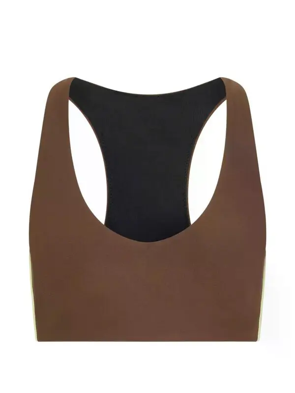 The Upside Daytona Jetta Racerback Sports Bra - Brown