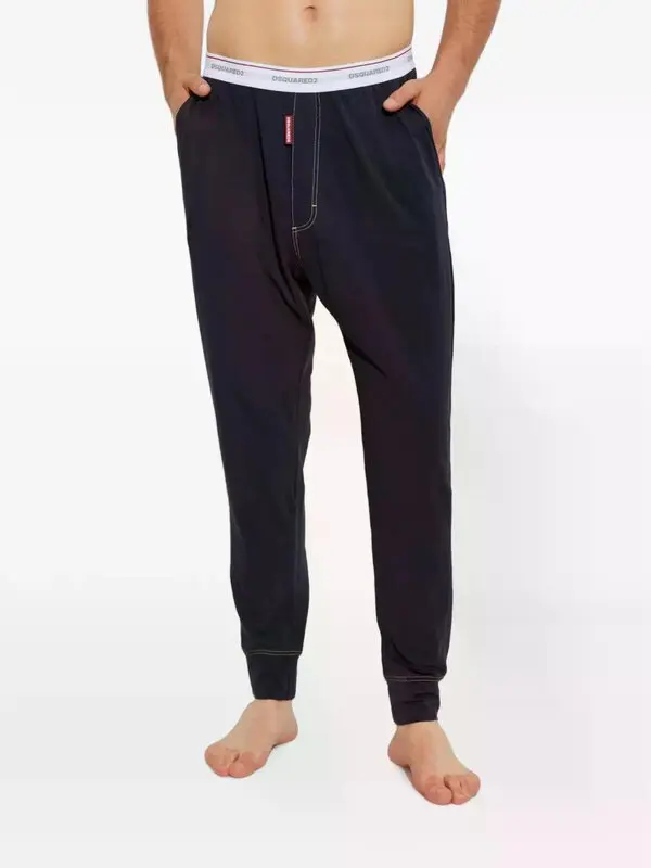 Dsquared2 Logo-waistband Contrast-stitch Pajamas