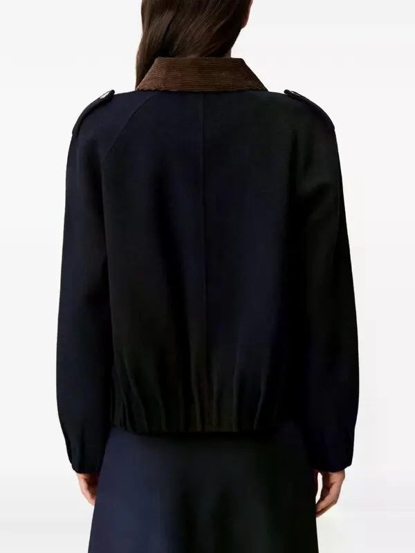 Claudie Pierlot Oversized Jacket With Gold Poppers
