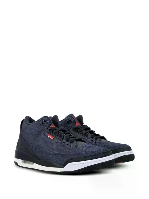JORDAN Denim-panelled Logo-patch Sneakers