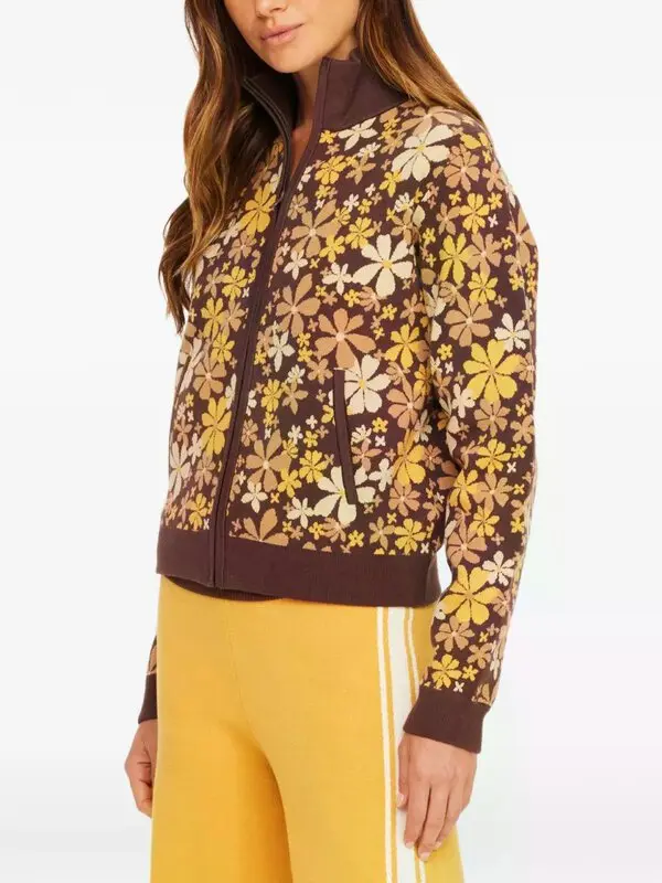 The Upside Copacabana Margot Floral-print Cardigan