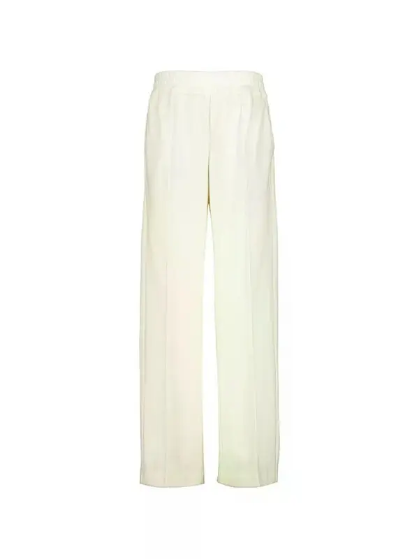 120% Lino Elasticated-waistband Straight-leg Trousers