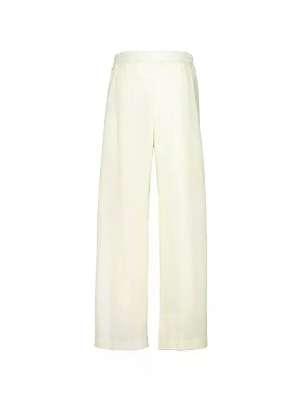 120% Lino Elasticated-waistband Straight-leg Trousers