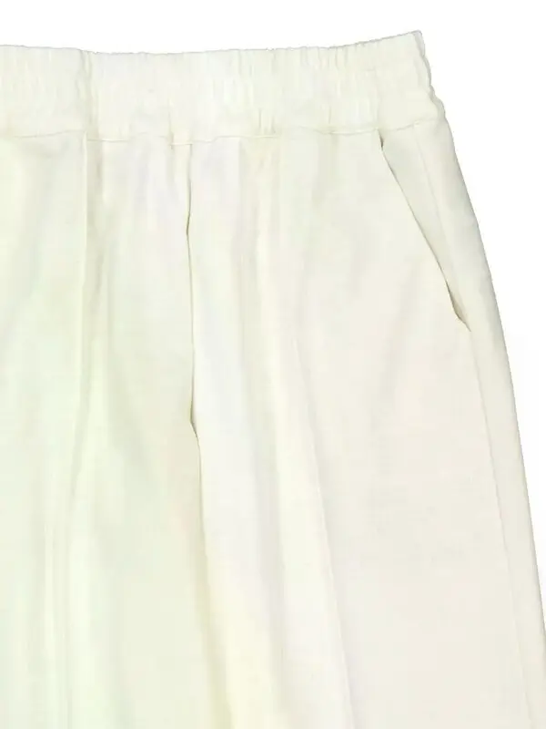 120% Lino Elasticated-waistband Straight-leg Trousers
