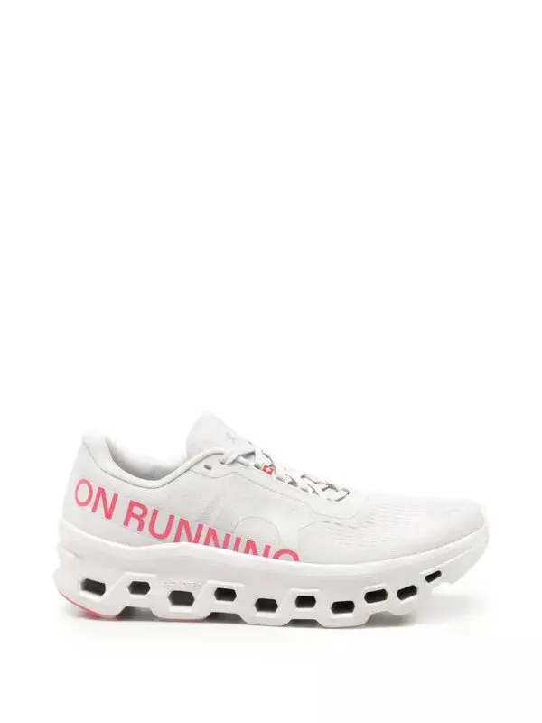 On Cloudmaster Logo-print Sneakers - Grey