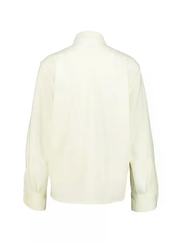 120% Lino Button-up Flap-pocket Shirt