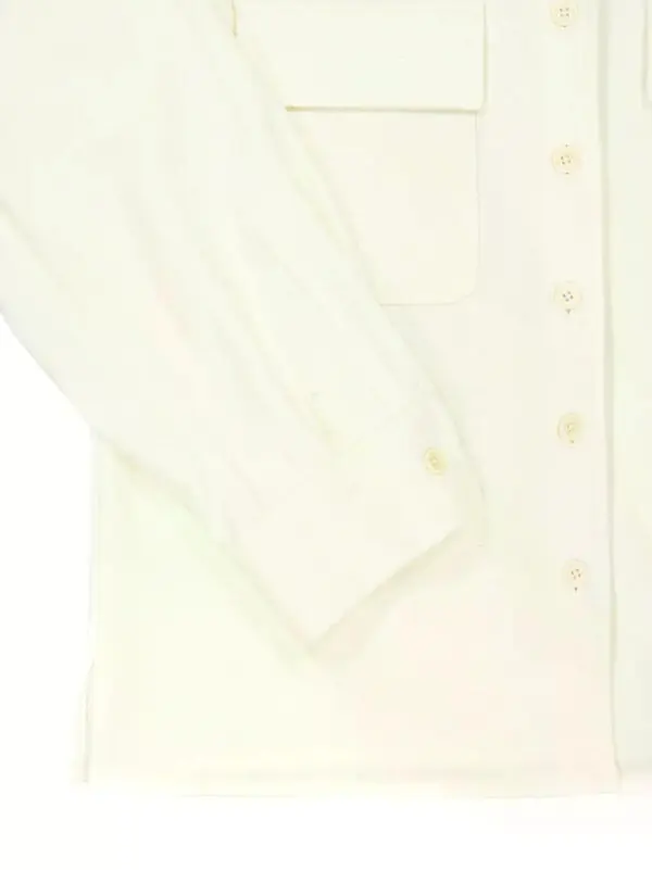 120% Lino Button-up Flap-pocket Shirt