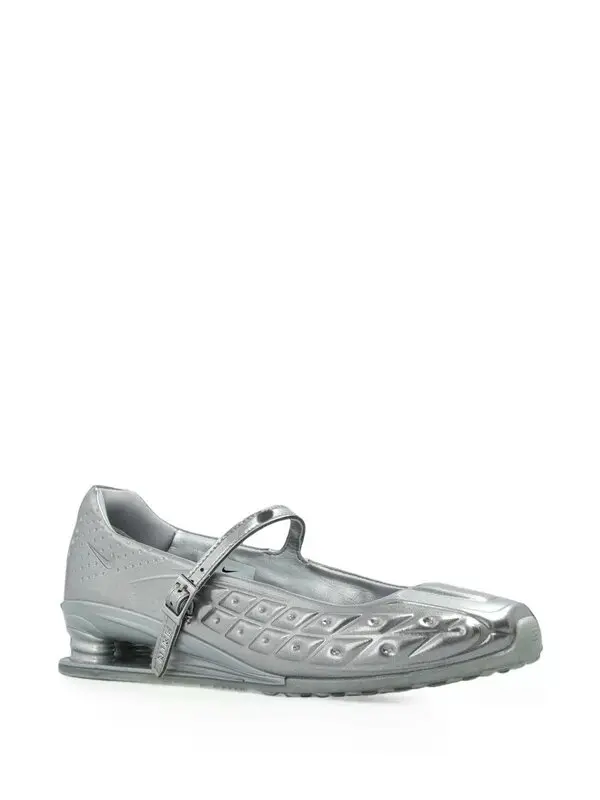 Nike Shox Z Calistra Panelled Ballet Sneakers - Silver