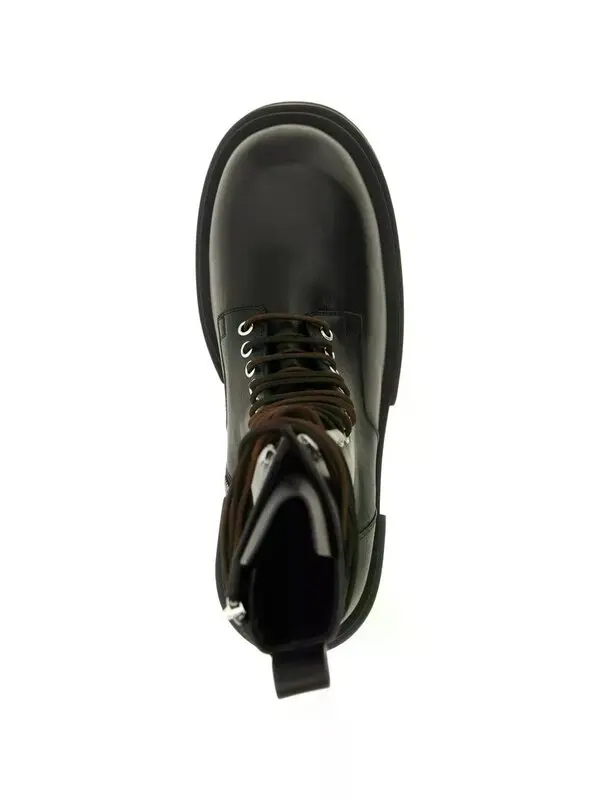 Rick Owens Bogun Lace-up Boots