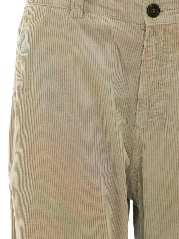 Brunello Cucinelli Corduroy-texture Straight-leg Trousers