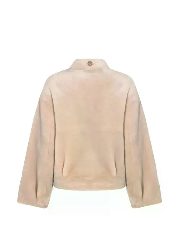 URBANCODE Fringed-scarf Faux-fur Coat