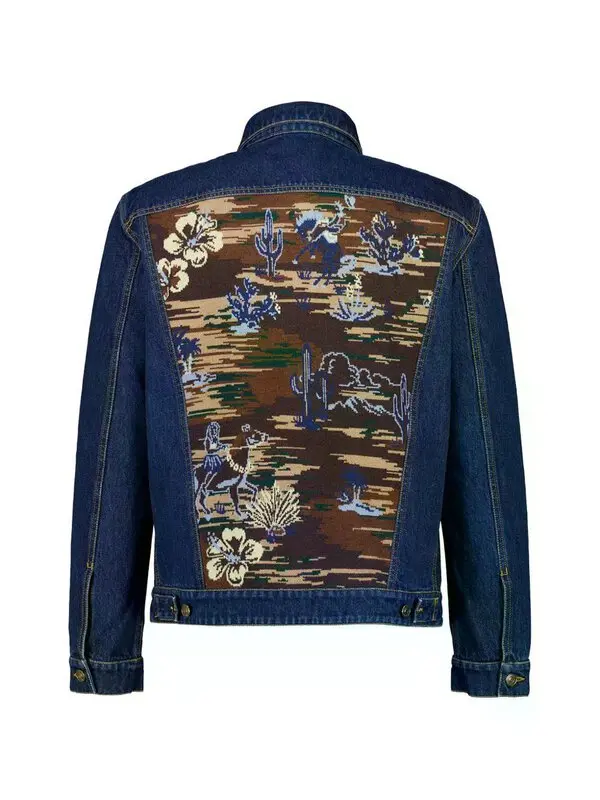 Alanui Hawaii Embroidered Denim Jacket