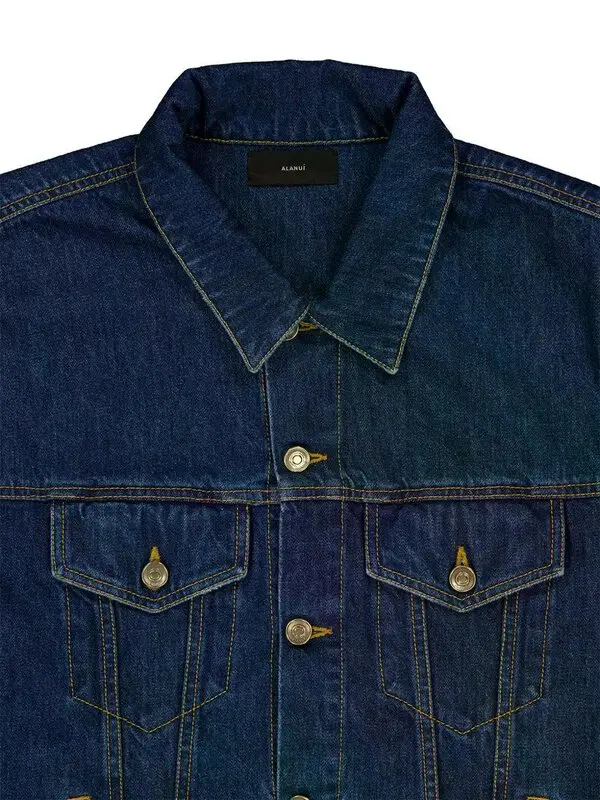 Alanui Hawaii Embroidered Denim Jacket