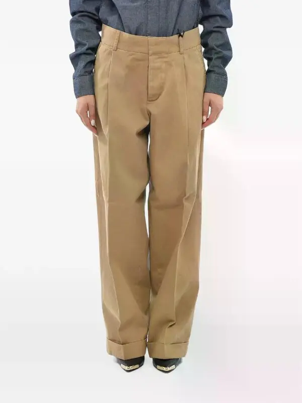 Dsquared2 Single-pleat Straight-leg Trousers