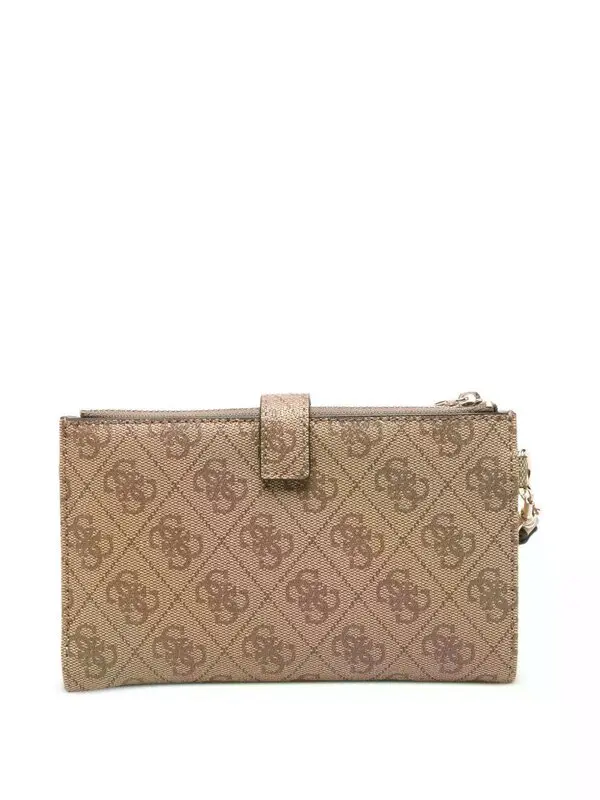 Guess Monogram-print Wristlet Wallet