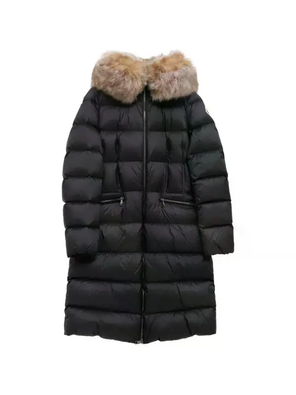 Moncler Boedic Shearling-trimmed Down Jacket - Black