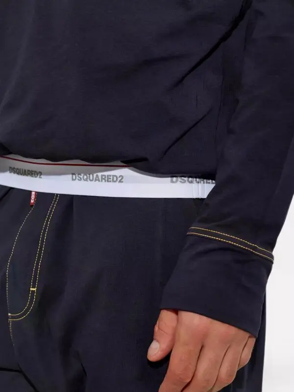 Dsquared2 Logo-waistband Long-sleeve T-shirt