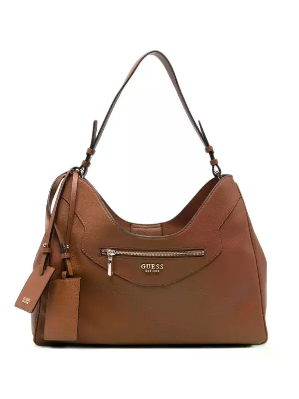 Guess Antonia Grained Leather Shoulder Bag