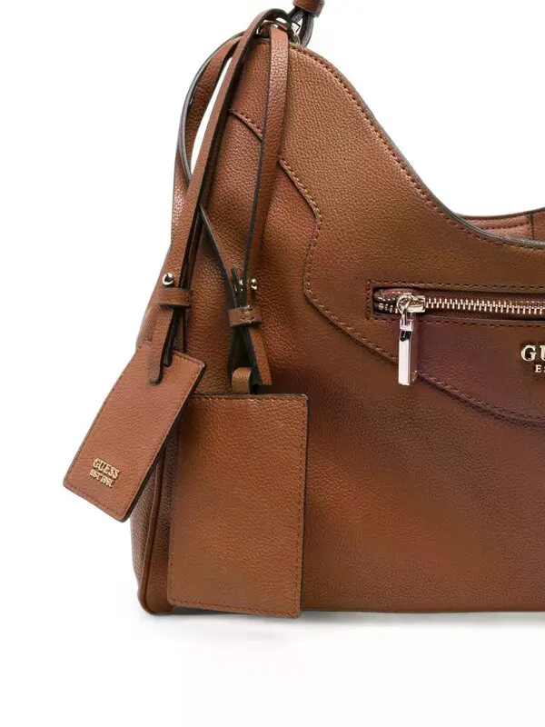 Guess Antonia Grained Leather Shoulder Bag
