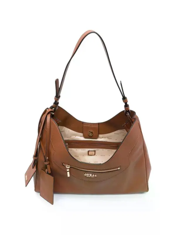 Guess Antonia Grained Leather Shoulder Bag
