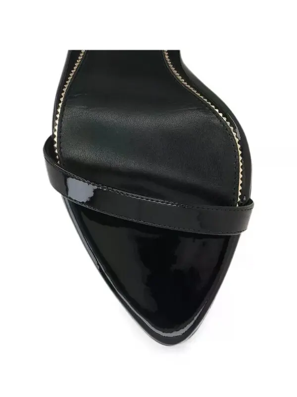 TOM FORD Padlock-detail Patent-leather Sandals