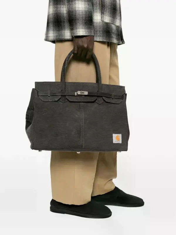 ANOTHER CHANCE Buckle-fastening Logo-patch Tote Bag