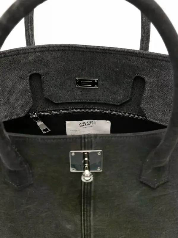 ANOTHER CHANCE Buckle-fastening Logo-patch Tote Bag