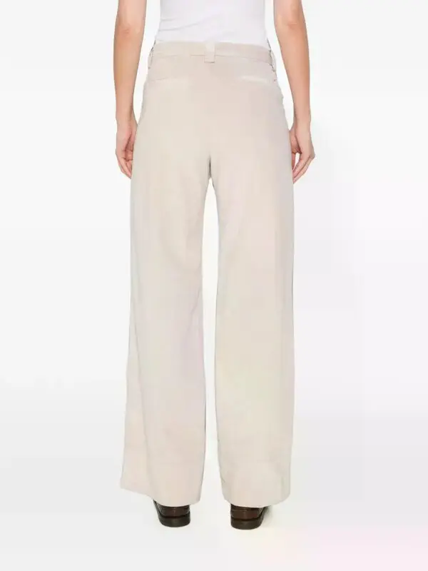 WHITE SAND Wide-leg Trousers