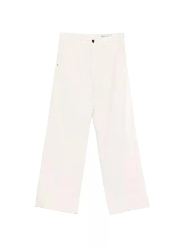 WHITE SAND Wide-leg Trousers - Neutrals
