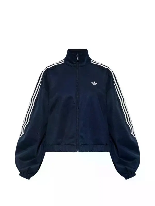 Adidas Logo-embroidered Zip-up Sweatshirt