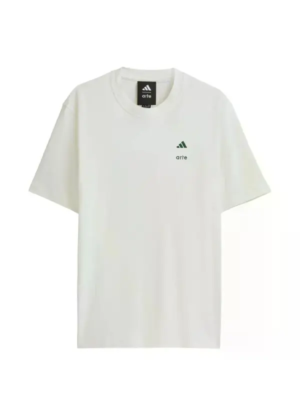 Adidas X Arte Antwerp Graphic-print Logo-embroidered T-shirt - White