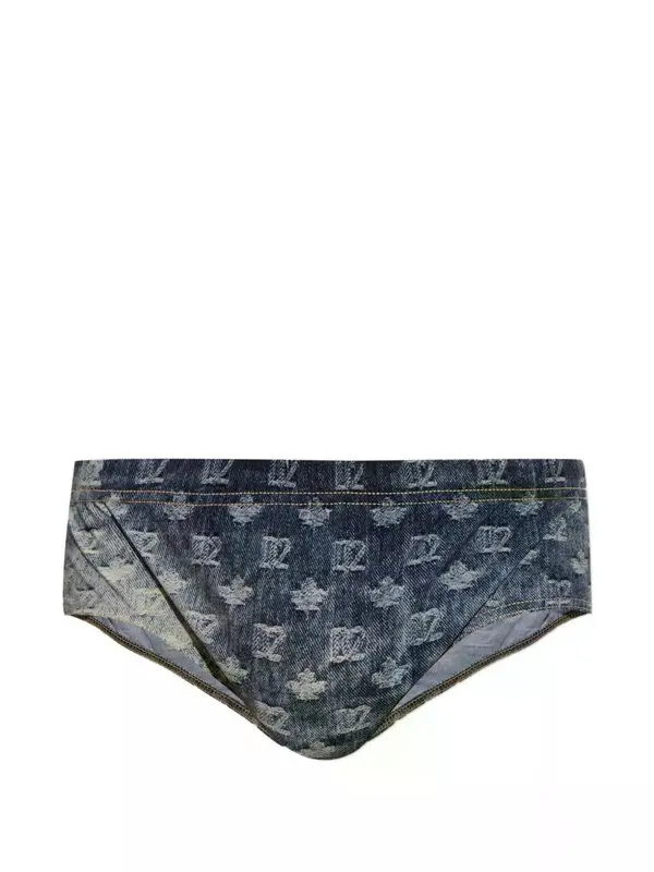 Dsquared2 Monogram Swim Briefs - Blue