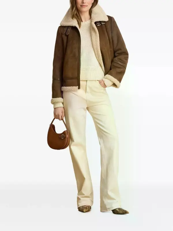 Ralph Lauren Buckle-trim Faux-suede Jacket