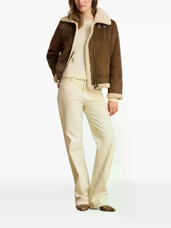 Ralph Lauren Buckle-trim Faux-suede Jacket