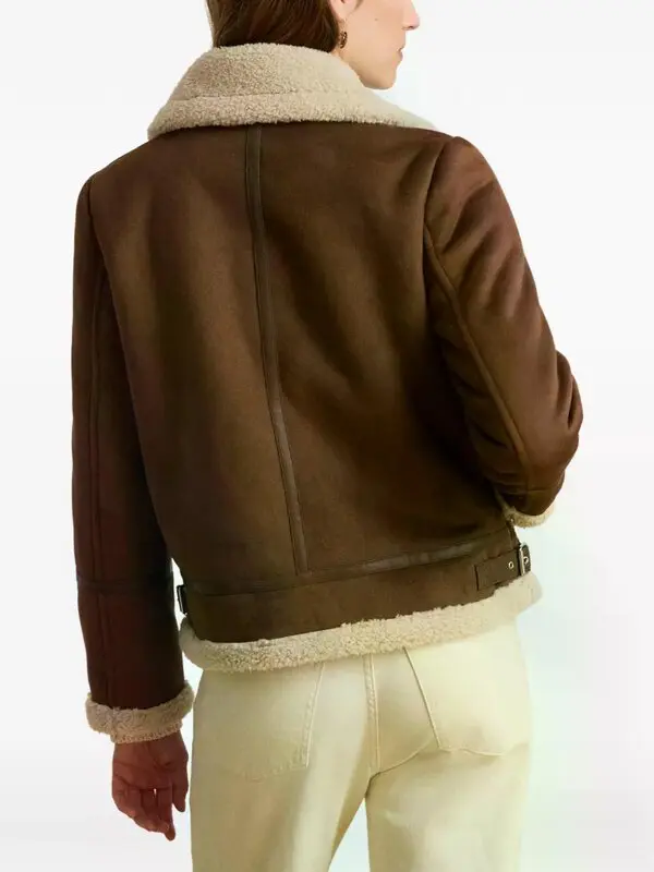 Ralph Lauren Buckle-trim Faux-suede Jacket