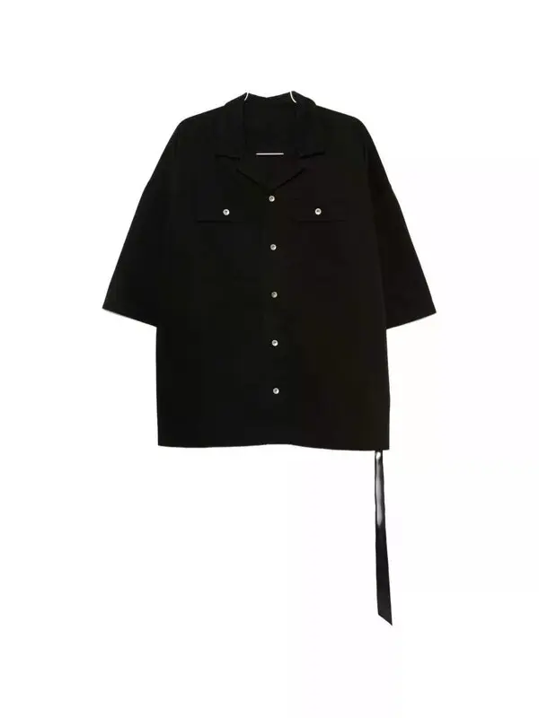Rick Owens Button-up Short-sleeve Shirt - Black