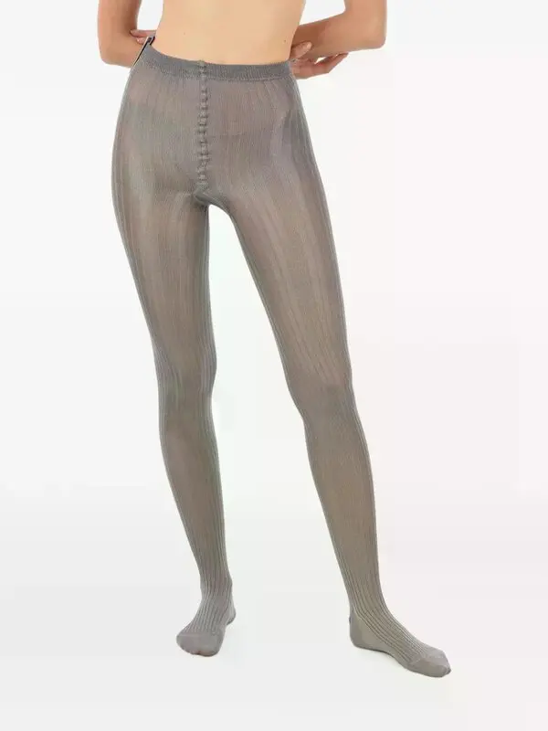 Dsquared2 Ribbed-knit Tights - Grey