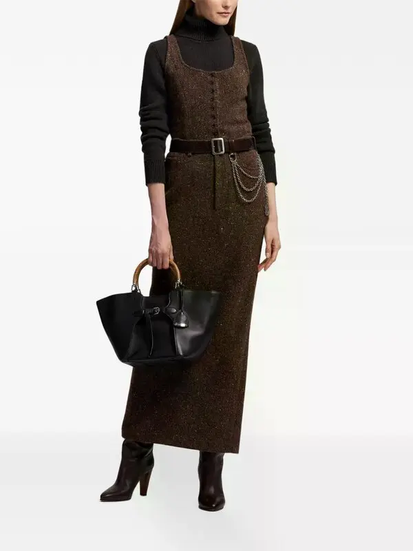 Ralph Lauren Tweed-effect Maxi Skirt