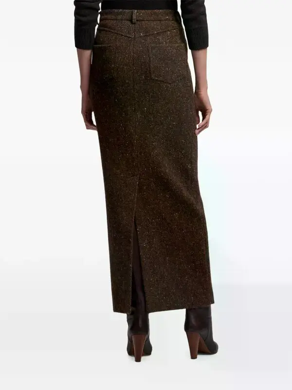 Ralph Lauren Tweed-effect Maxi Skirt