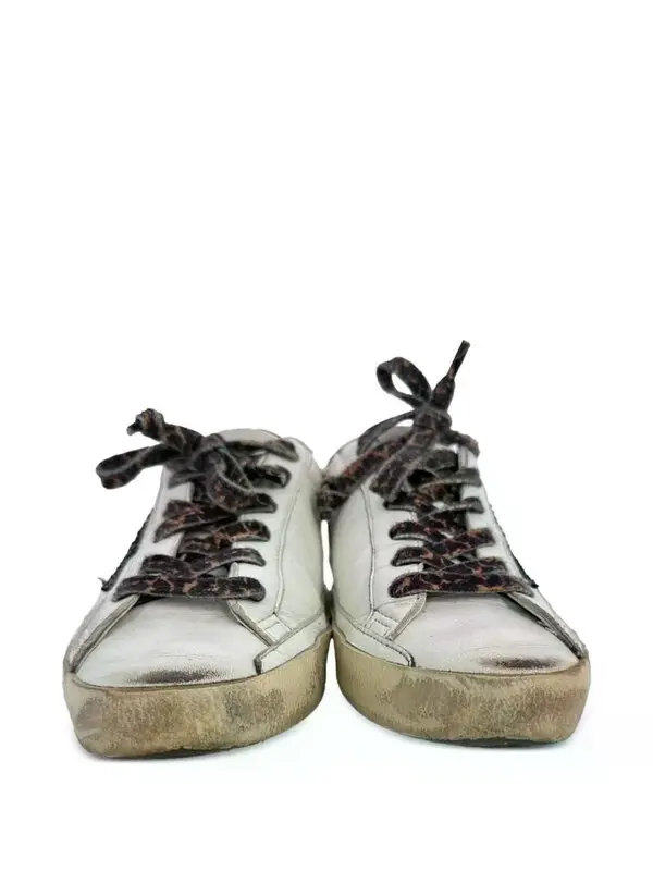 GOLDEN GOOSE Super-star Distressed Sneakers