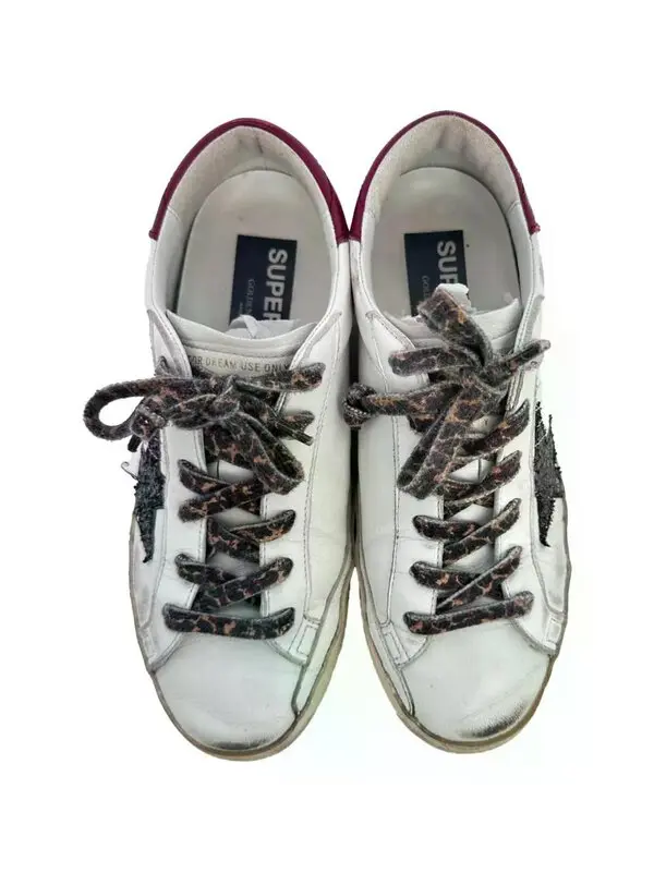 GOLDEN GOOSE Super-star Distressed Sneakers