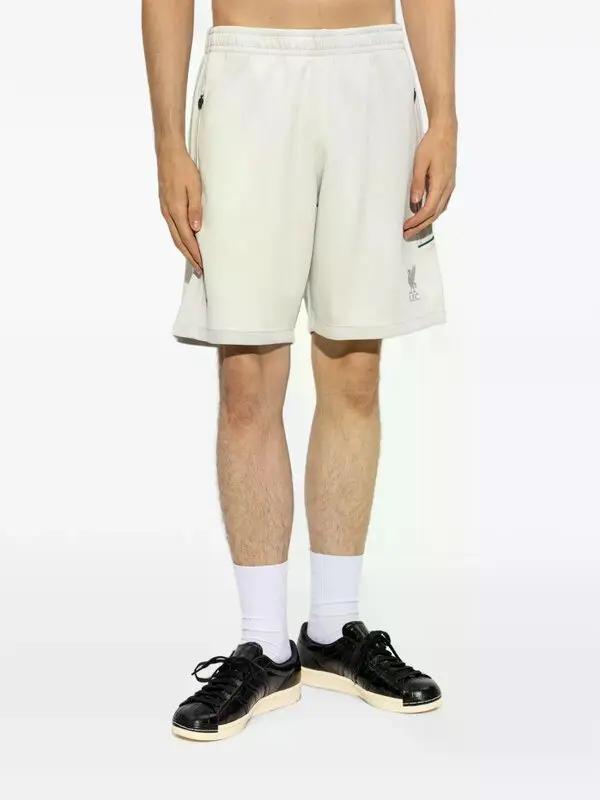 Adidas X Liverpool Fc Logo-print Track Shorts - White