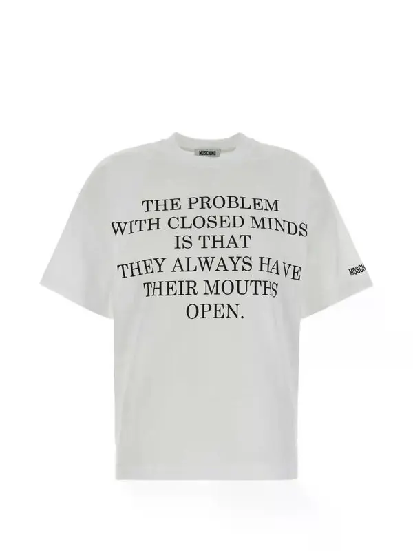 Moschino Slogan-print T-shirt