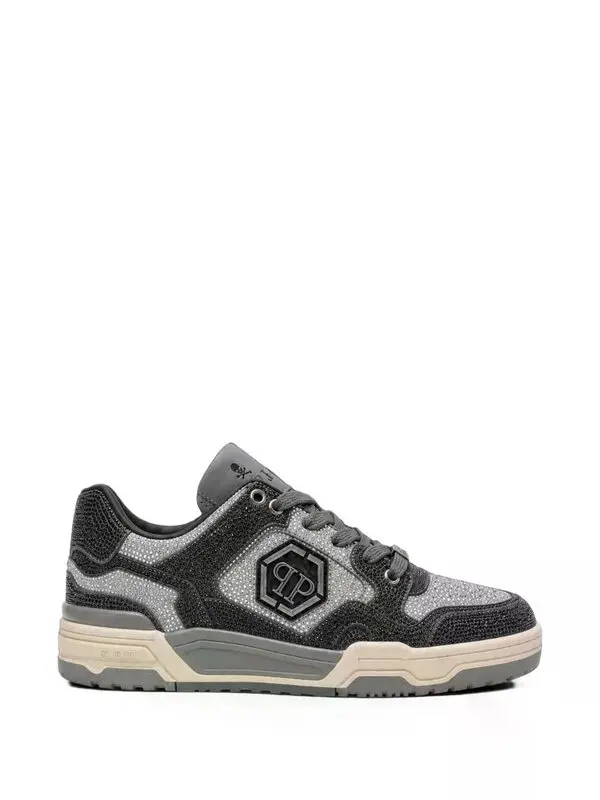 Philipp Plein Low-top Predator V2 Strass Sneakers - Grey