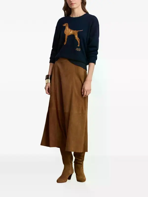 Ralph Lauren Intarsia-knit Long-sleeve Sweater
