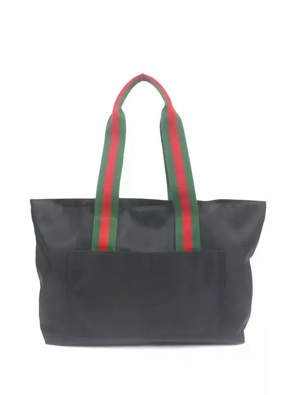 Gucci 2000-2015 Nylon Web Tote Bag