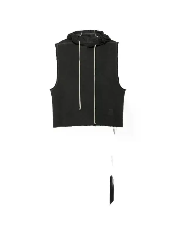 Rick Owens Sleeveless Drawstring Hoodie