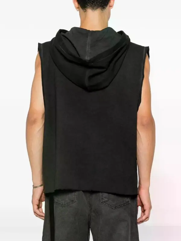 Rick Owens Sleeveless Drawstring Hoodie